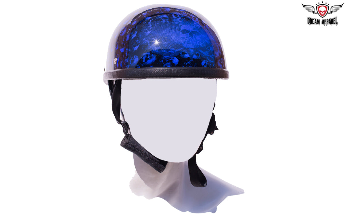 Blue Skull Graveyard Eagle Novelty Helmet – sofaricollections